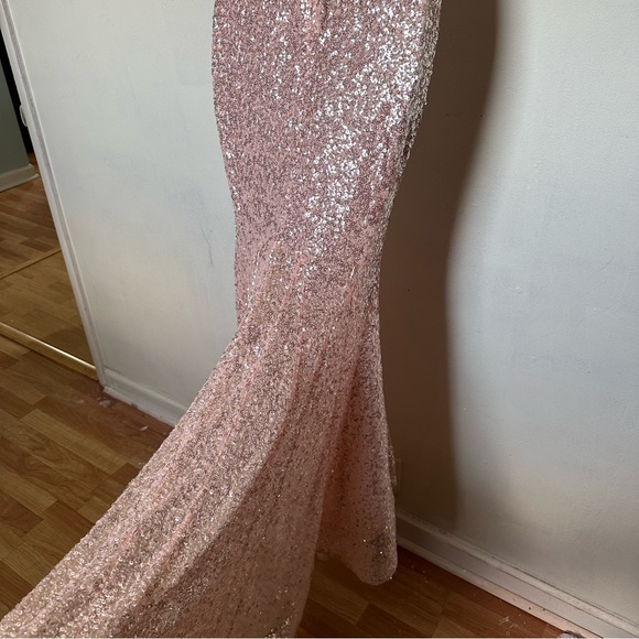 Jovani | Dresses | Jovani Pink Chrome Sequin Formal Dress | Poshmark